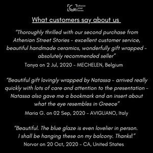 Handmade Ceramic Sailing Boat, Evil Eye, Large, Greek Souvenir, Home ...