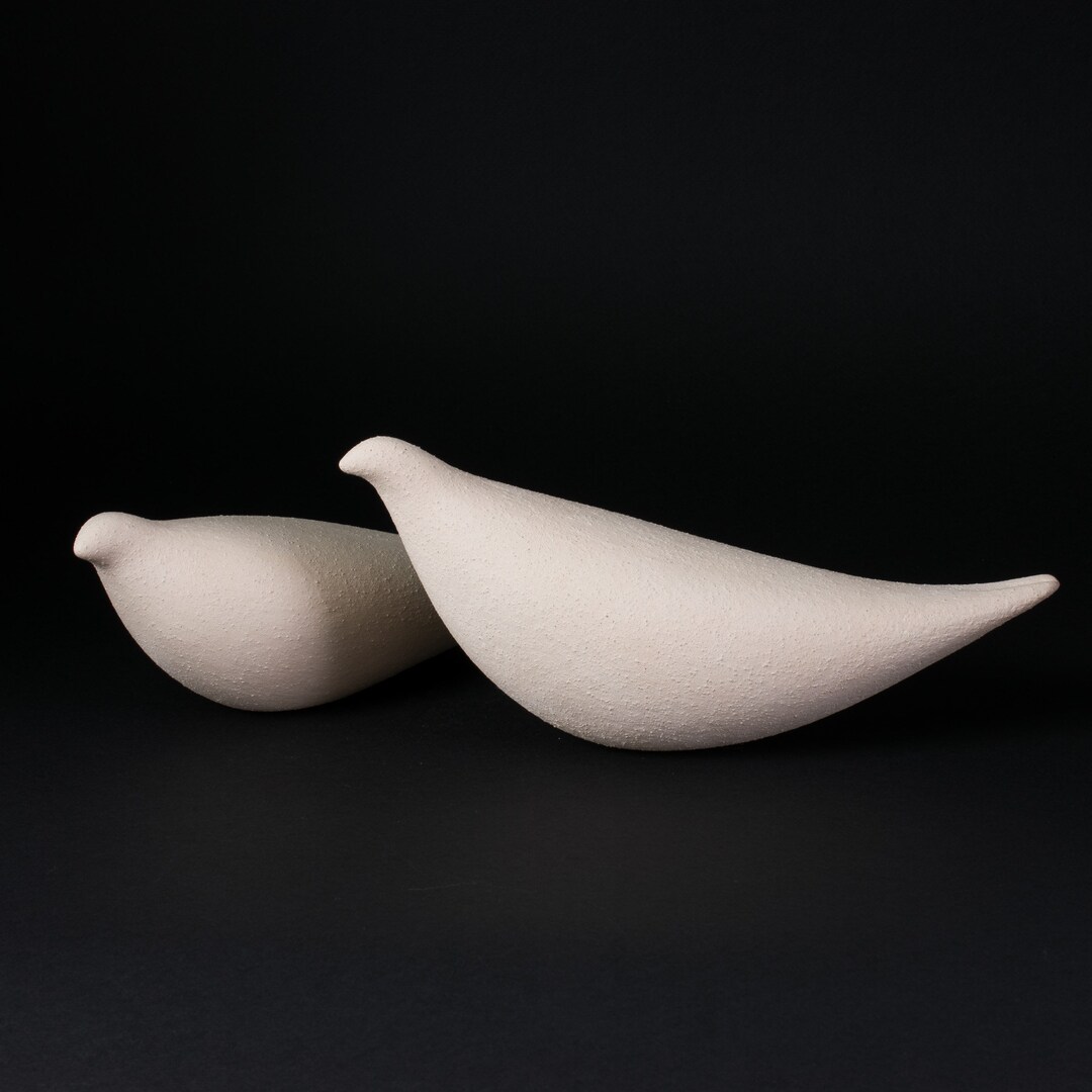 Set of Ceramic Doves, Home Decor, Gift Set of 2, Handmade Greek Artwork ...