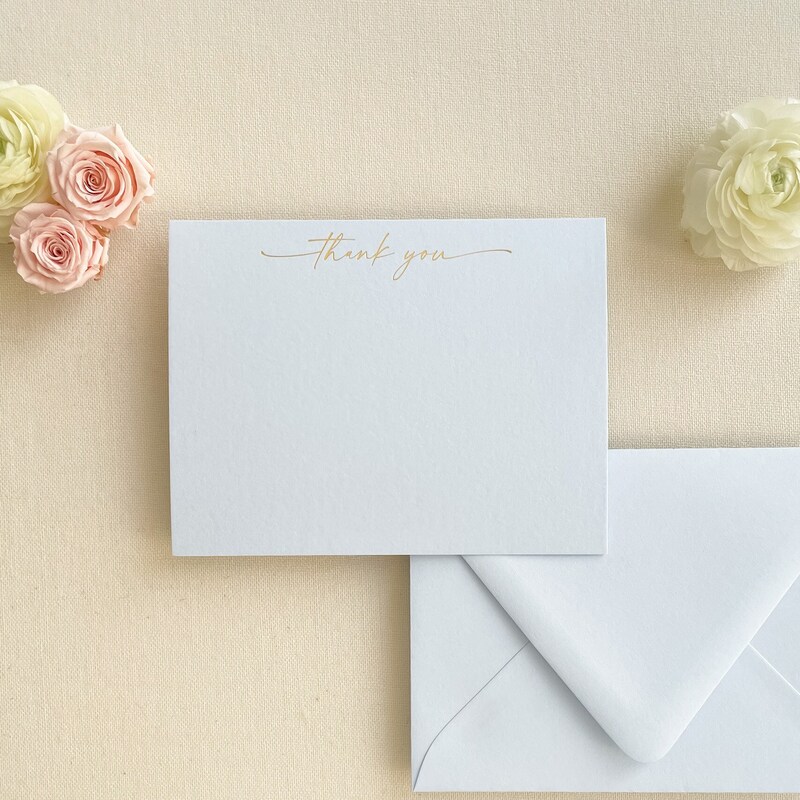 Thank You Card Set - Etsy