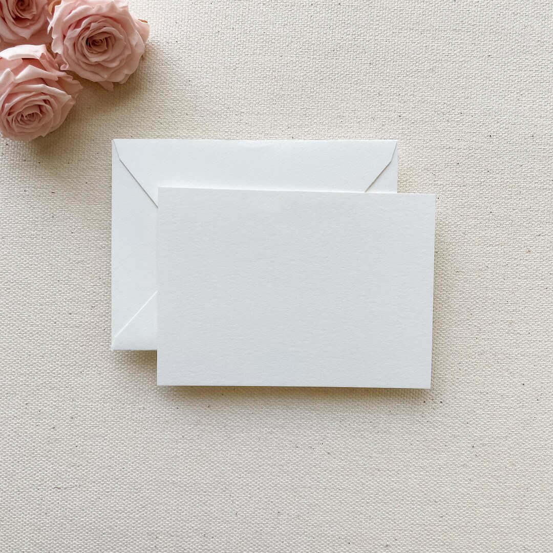 Blank Mini Enclosure Cards, Mini Note Cards, Optional Mini Envelopes ...