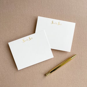 Custom Business Notecard With Logo, Personalized Corporate Stationery ...