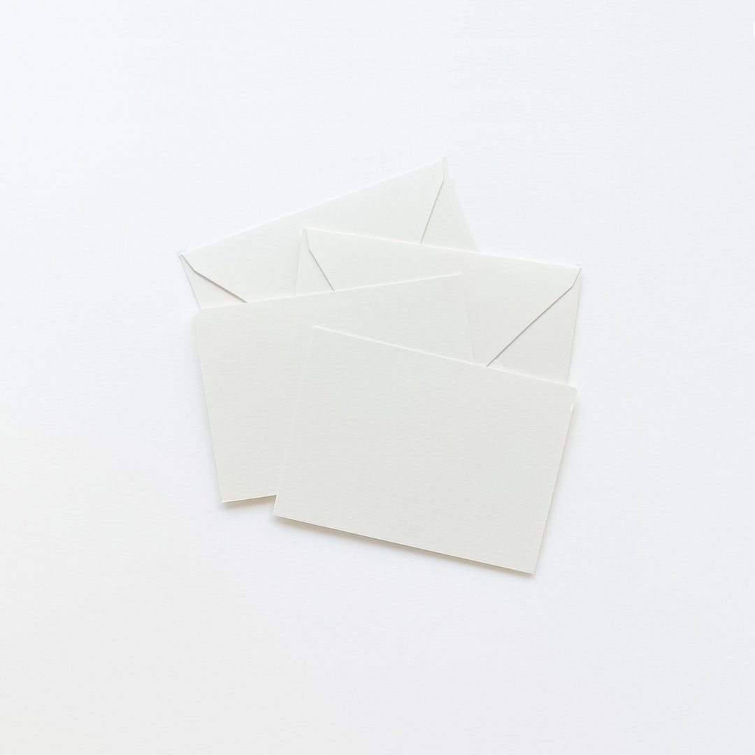 Blank Mini Enclosure Cards Mini Note Cards Optional Mini - Etsy