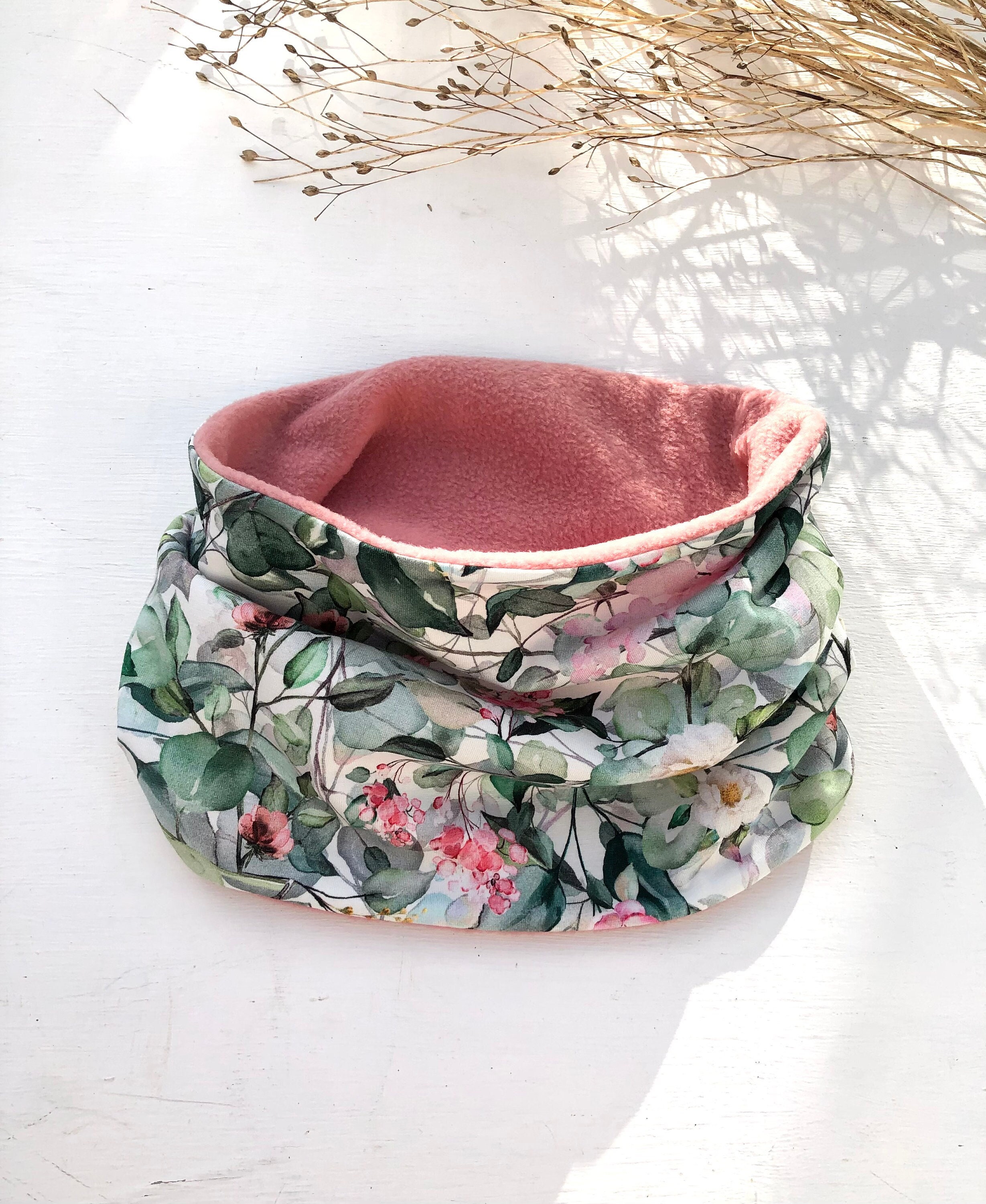 Floral Snood/ Jersey Snood - Etsy Ireland