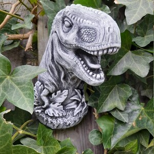 Stone Dinosaur T-rex Wall Plaque Quality Detailed Garden Ornament - Etsy UK