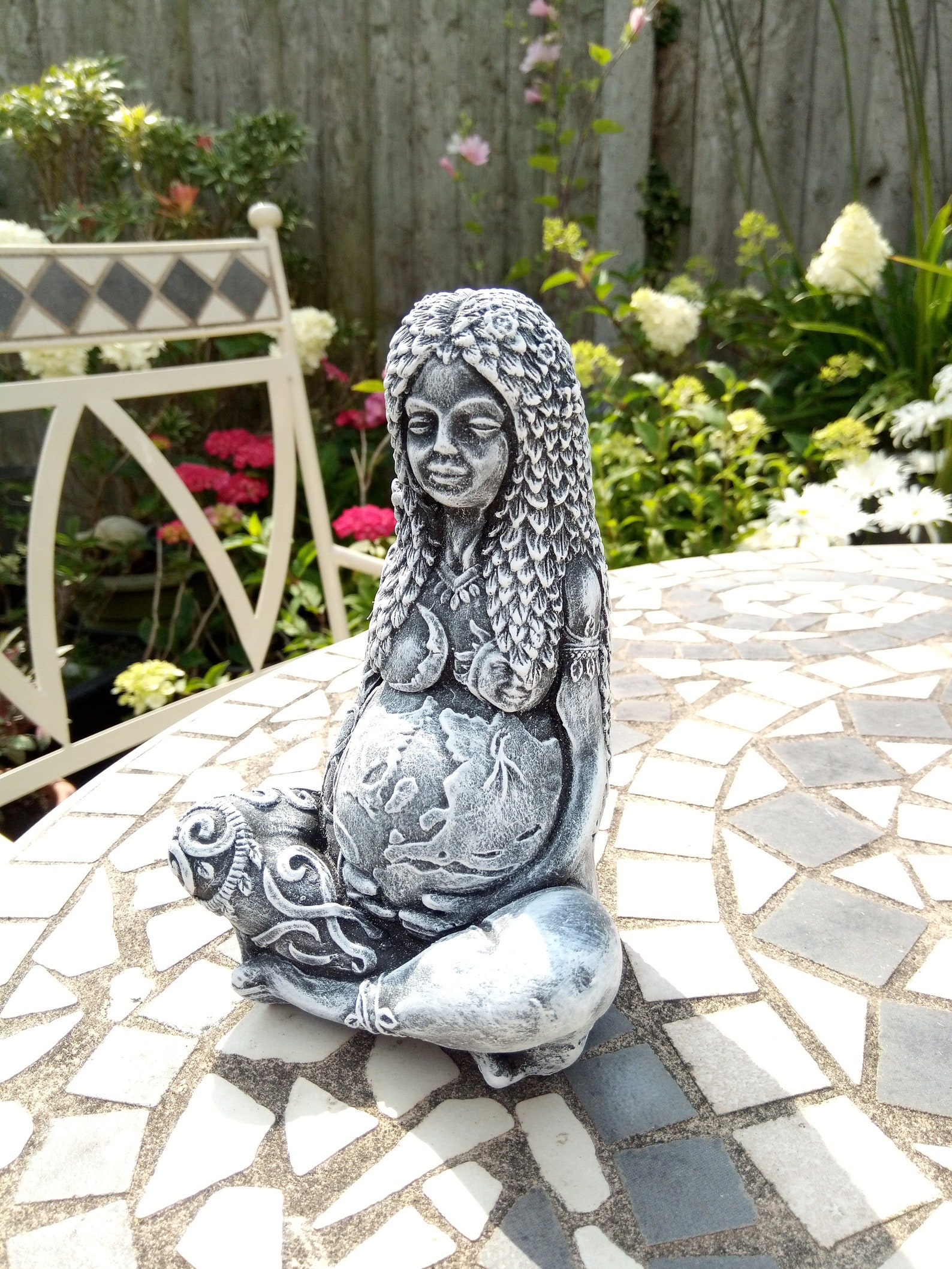 Mother Earth Goddess Pagan / Wiccan Quality Reconstituted - Etsy UK