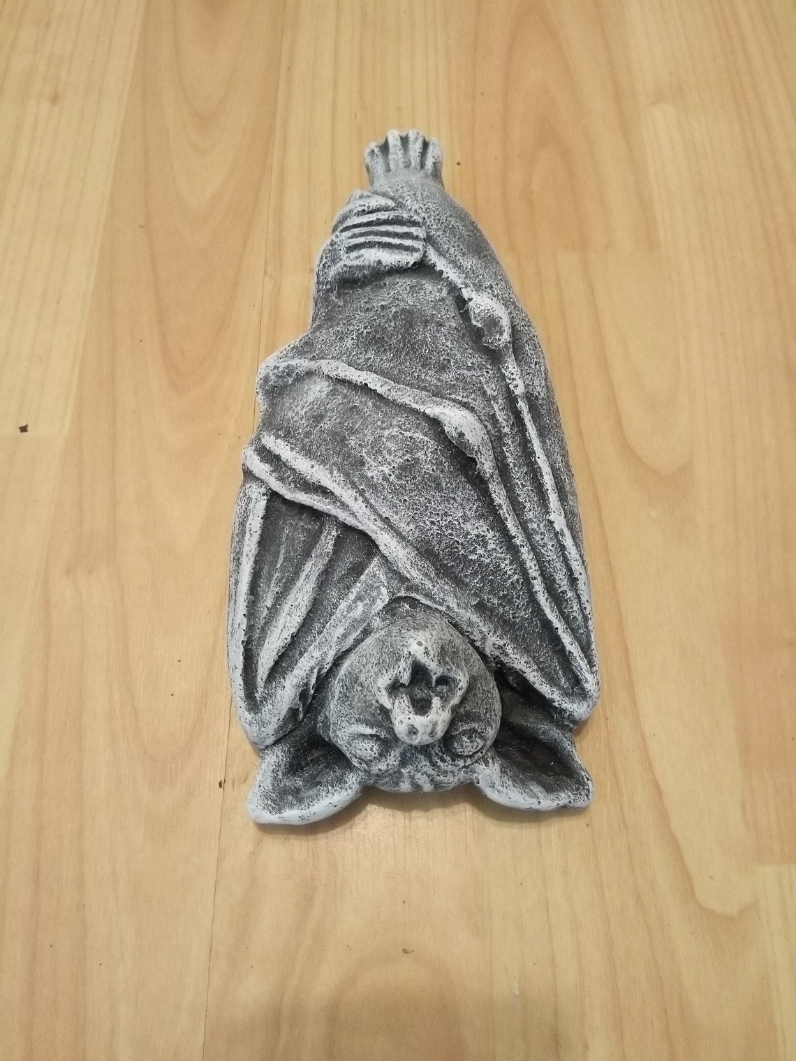 Bat Hanging Upside Down Lovely Quality Stone Garden Wall - Etsy UK