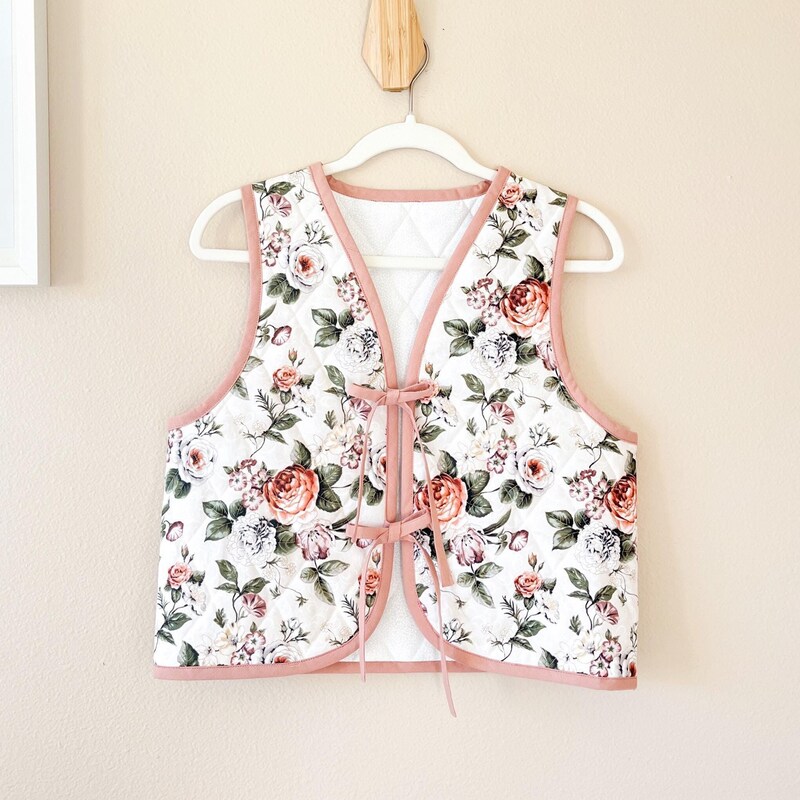 Floral Vest - Etsy