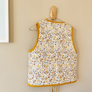 Quilted Vest, **reversible Quilted Vest**, Quilted Front Tie Vest ...