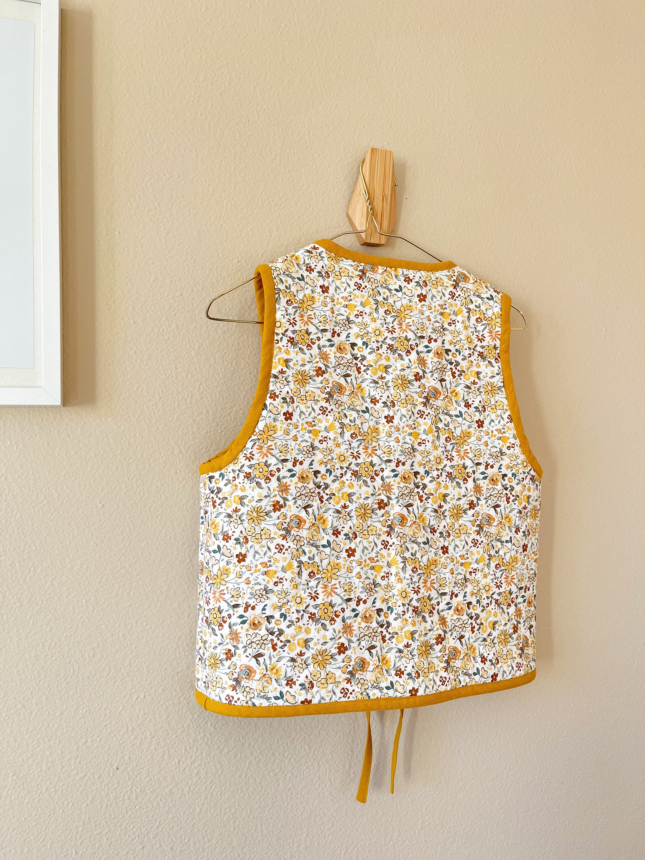 Quilted Vest, **reversible Quilted Vest**, Quilted Front Tie Vest ...