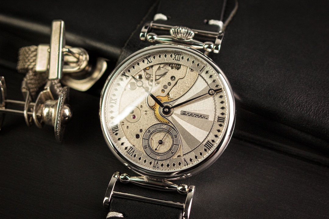 Buy Steampunk Watch Skeleton Watch Marriage Watch Handmade Watch ...