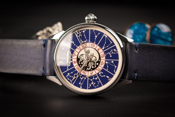 Zodiac signs watch Handmade watch Watch for men Marri… - Gem