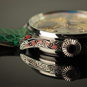 Omega Watch Skeleton Watch Casino Watch Marriage Watch Handmade Watch ...