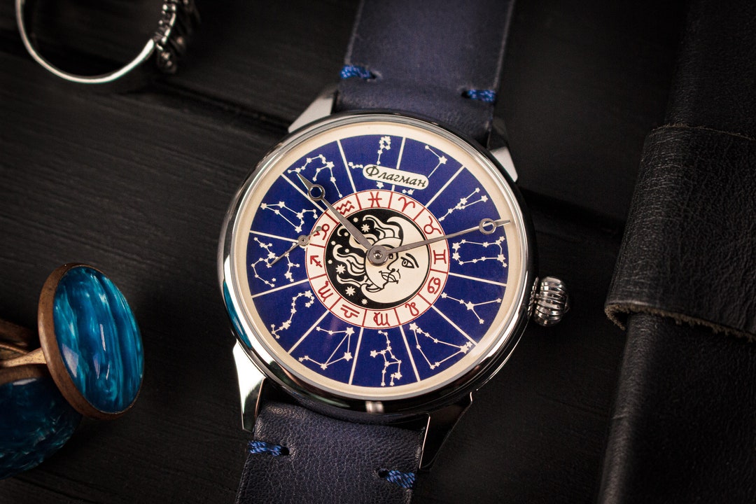 Zodiac Signs Watch Handmade Watch Watch for Men Marriage Watch Watch ...