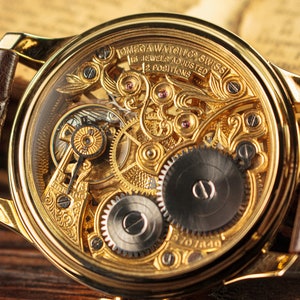 Skeleton Watch Omega Watch Marriage Watch Omega Wristwatch Vintage ...