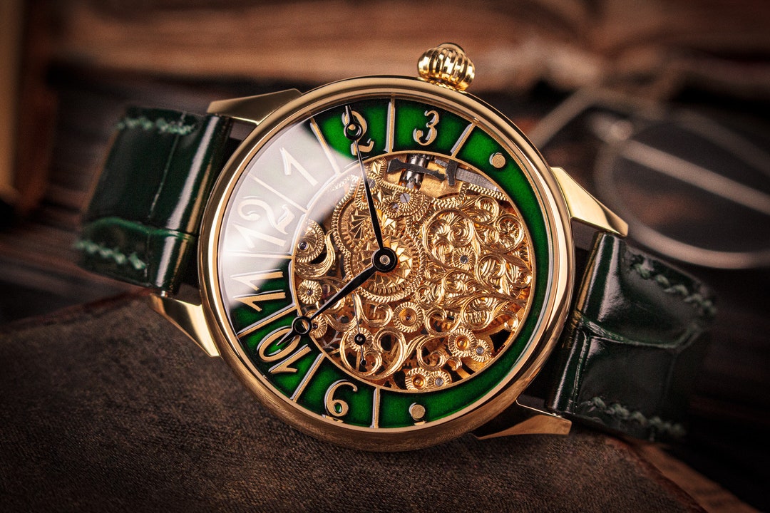 Omega Watch Skeleton Watch Handmade Watch Marriage Watch Swiss Watch ...