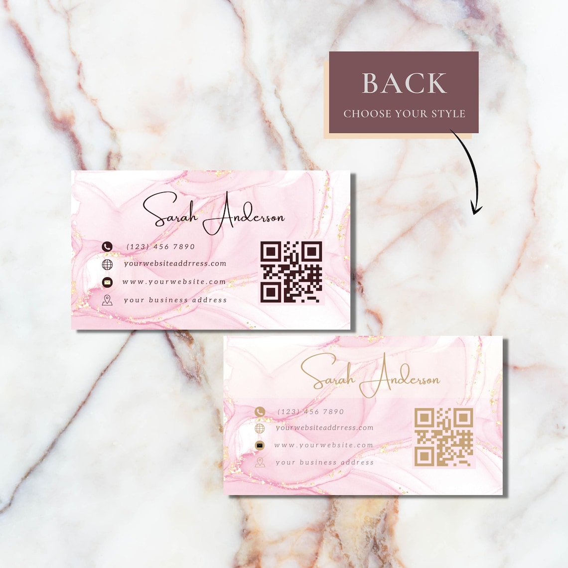Eyelash Extensions Business Cards Design, Custom Lash Digital Card ...