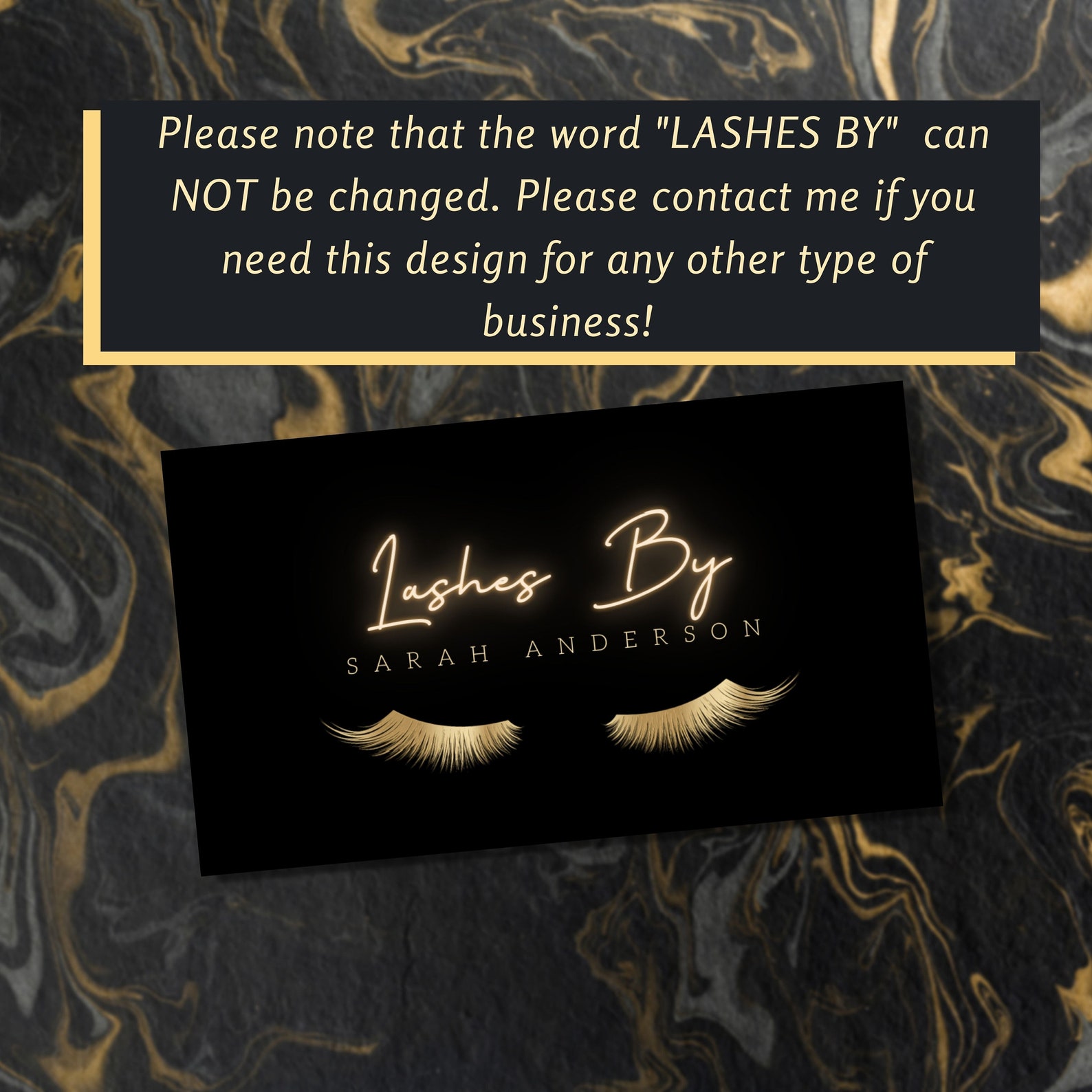 Eyelash Tech Luxury Card Templates, Custom Lashes Business Cards Qr ...