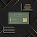 REFERRAL Card Template, Emerald Green Loyalty Cards, Custom Refer A Friend Card Hair Salon ...