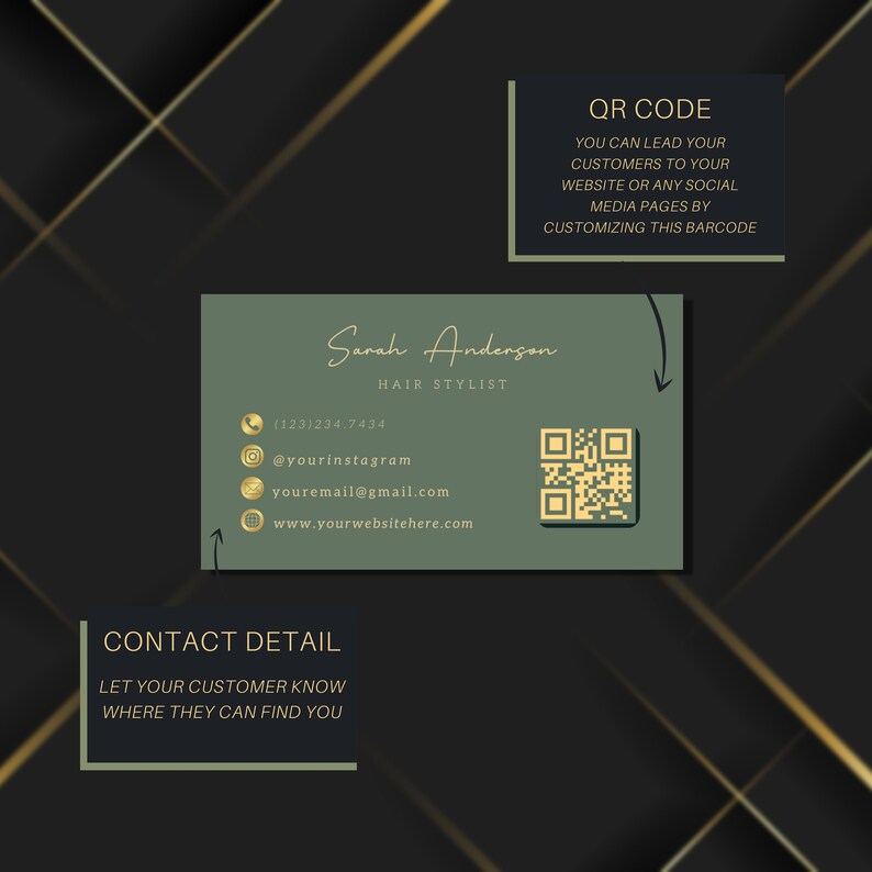 REFERRAL Card Template Emerald Green Loyalty Cards Custom - Etsy