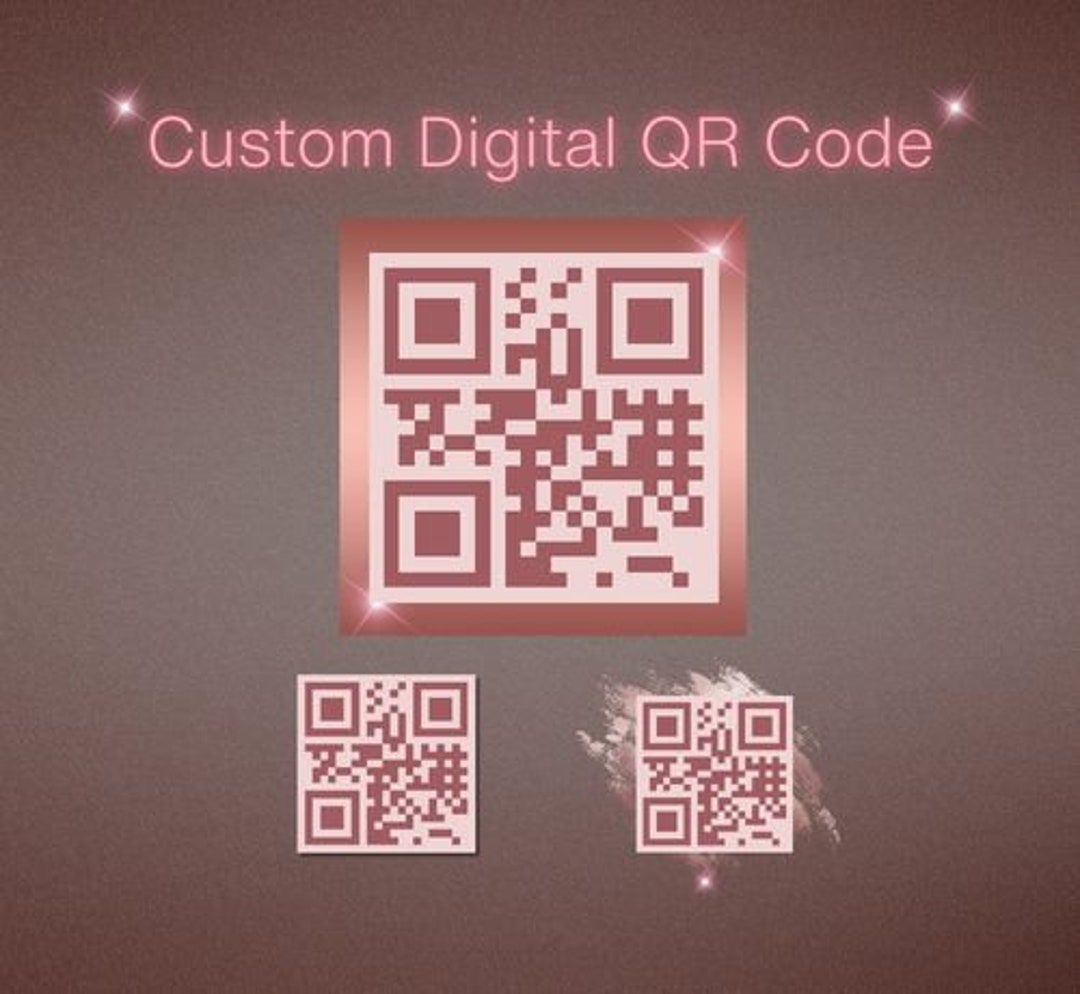 CUSTOM QR CODE, Digital Download Qr Code, Fully Customized With Your ...