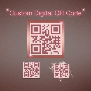 CUSTOM QR CODE, Digital Download Qr Code, Fully Customized With Your ...