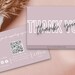 Qr Code Small Business Thank You Card Template, Instant Editable Thank ...