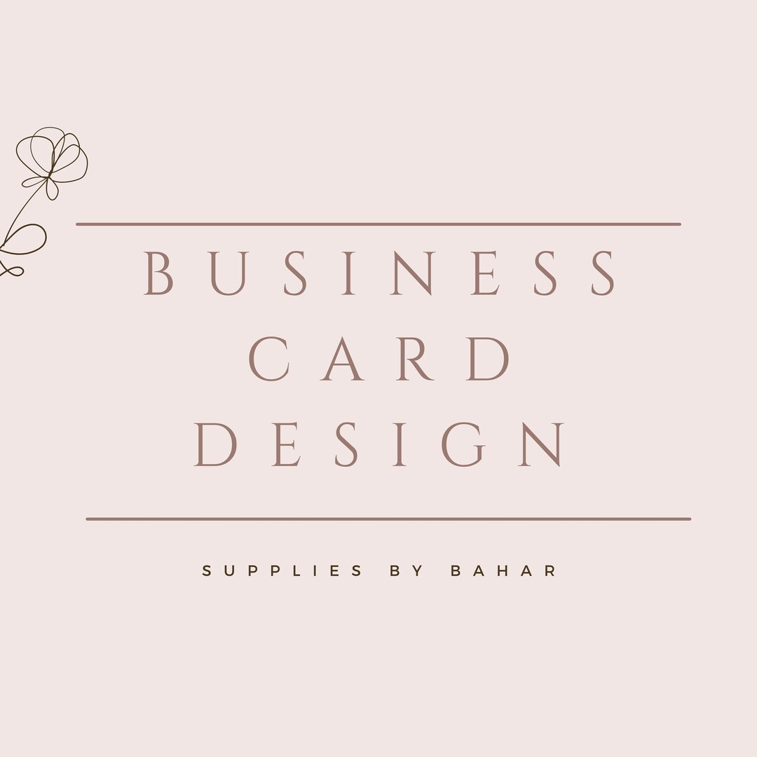 Custom Business Card Design, Professional Business Card & Logo Design ...