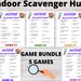 Indoor Scavenger Hunt BUNDLE ( 5 GAMES ) Summer Activities Summer ...
