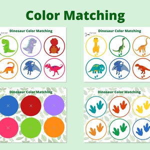 Dinosaur Busy Book for Toddlers, Learning Binder, Distance Learning ...