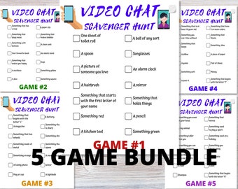 Indoor Scavenger Hunt BUNDLE 5 GAMES Summer Activities | Etsy