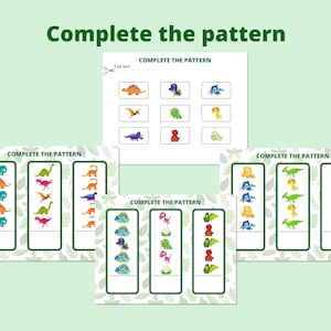 Dinosaur Busy Book for Toddlers, Learning Binder, Distance Learning ...