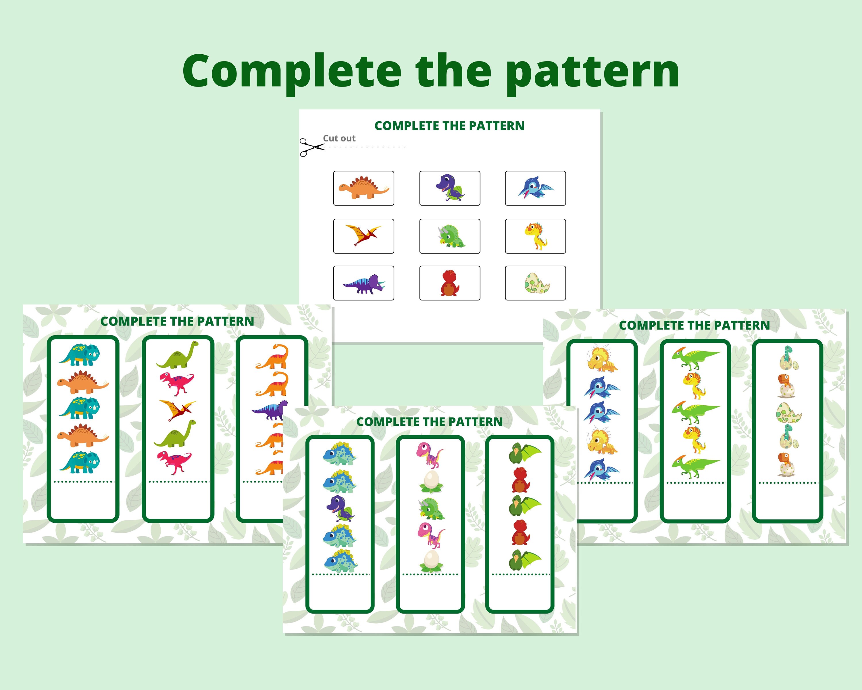 Dinosaur Busy Book for Toddlers, Learning Binder, Distance Learning ...