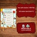 Kids Morning Checklist Fall Chore Chart Kid Morning Autumn Routine ...