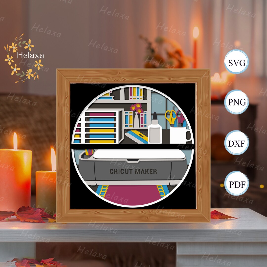 Create Crafter Shadow Box Files, Paper Cut Light Box Template Files ...