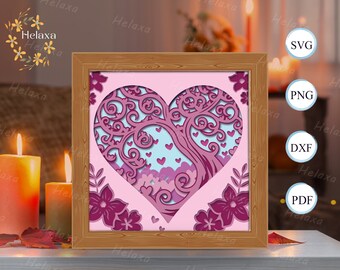 Lighthouse Shadow Box Files, Paper Cut Light Box Template Files, Shadow Box Paper Cut, 3D ...