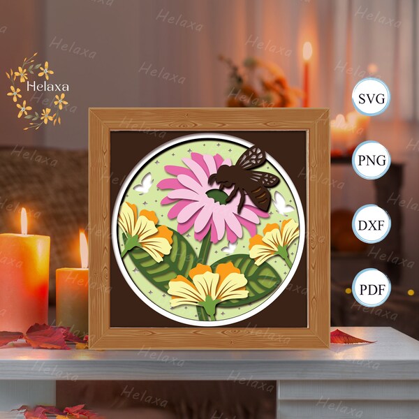 Bee Shadow Box - Etsy