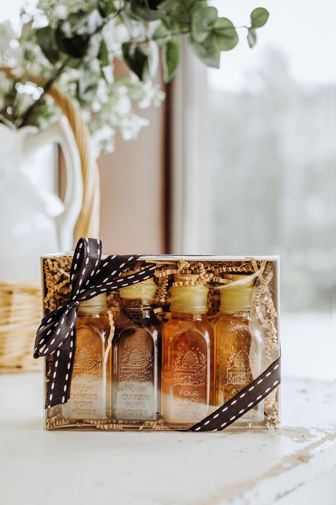 Vintage Honey Bottle Sampler Set Gift Box - Etsy