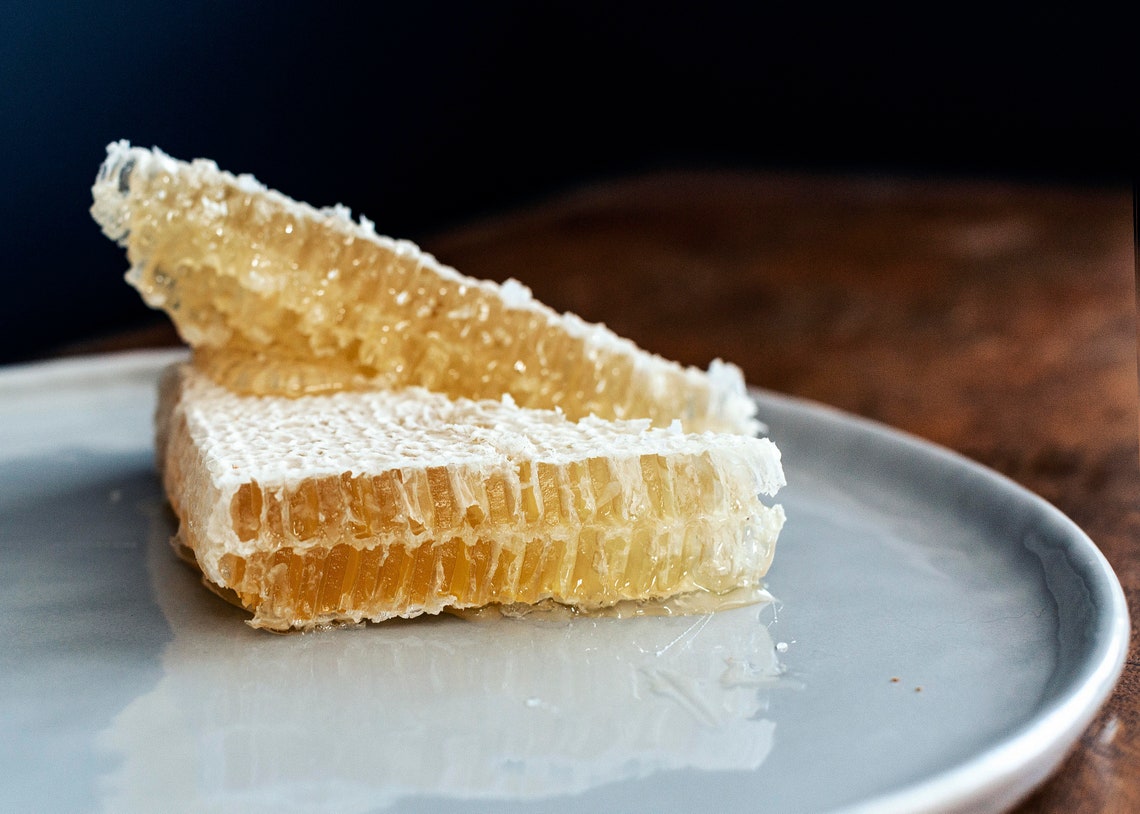 Pure Raw Honey Comb - Etsy UK