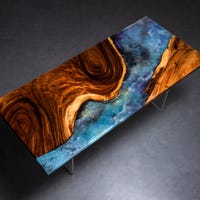 Sun and Moon Resin Table - Etsy