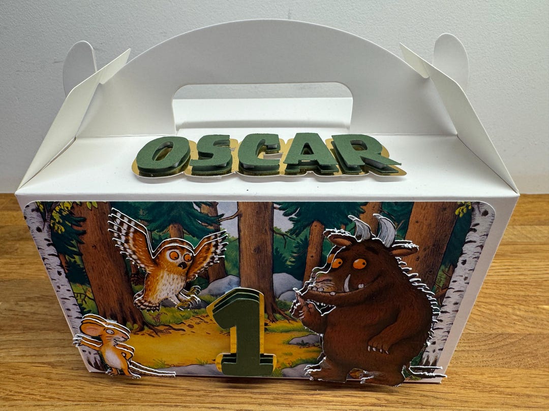 Gruffalo Personalised Party Favour Boxes: Birthday Treat Boxes - Etsy