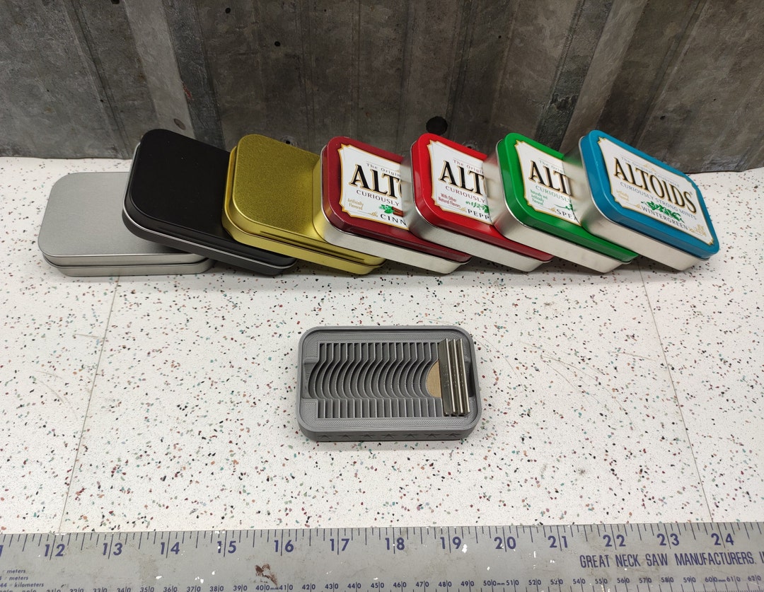 Seven Star Altoids Tin Tray Insert Organizer Scraper Blade Survival EDC ...