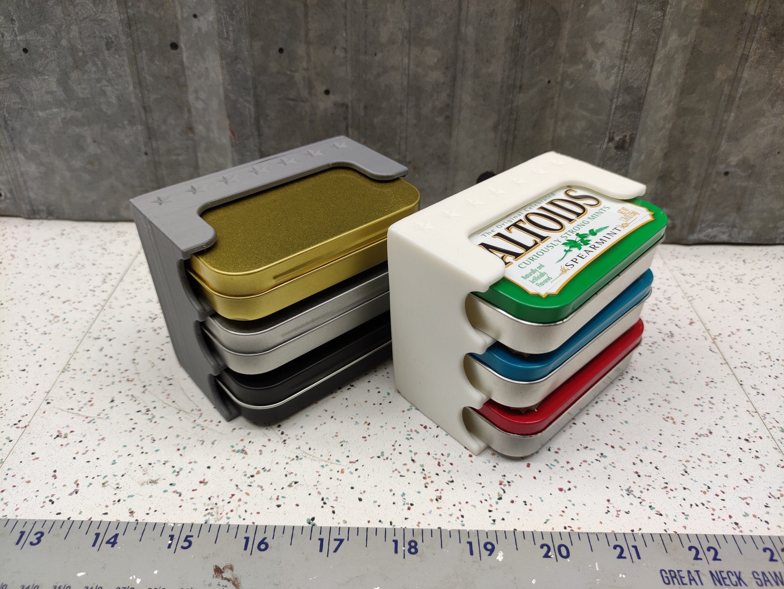 Seven Star Altoids Tin Caddy Rack Wall Desk Mounted Storage - Etsy