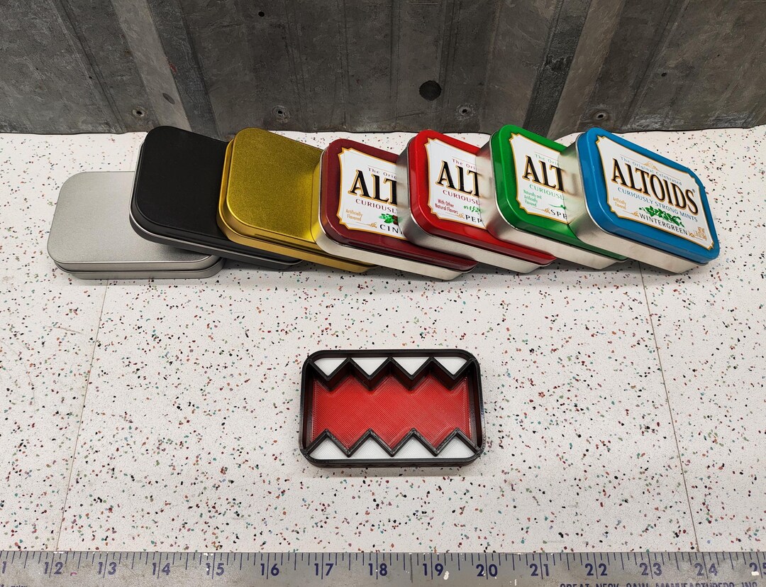 Seven Star Altoids Tin Tray Insert Organizer Jewelry Survival Bugout ...