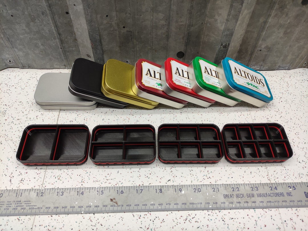 Seven Star Altoids Tin Tray Insert Organizer Jewelry Survival Bugout ...