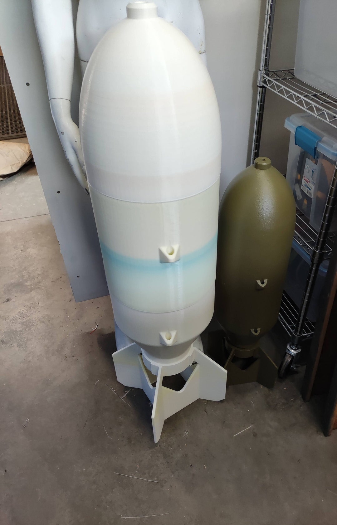 DIY Kit 3D Printed Military Inspired Army Air Force Bomb Comes in 4 ...