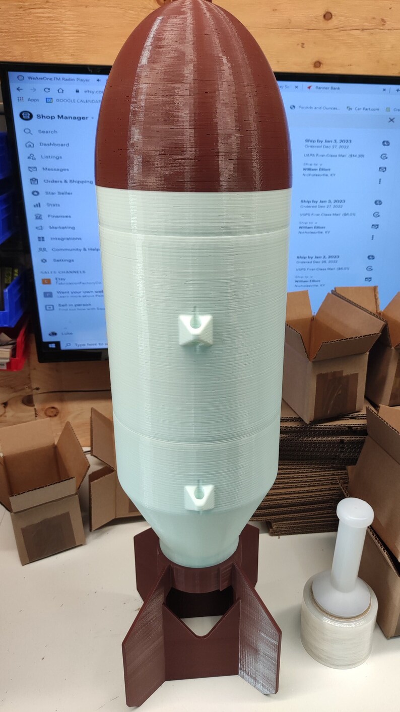 DIY Kit 3D Printed Military Inspired Army Air Force Bomb - Etsy