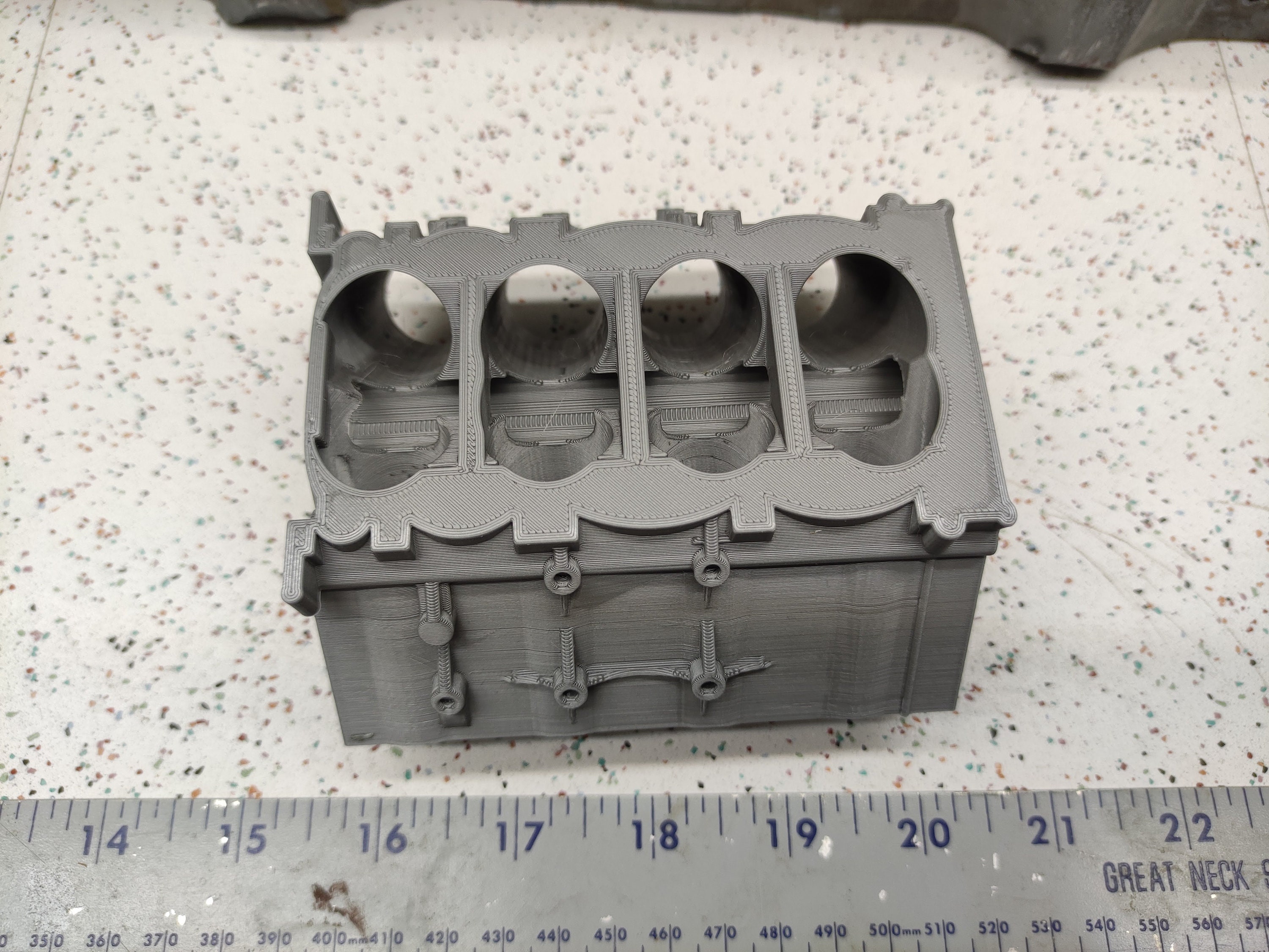 3D Printed V8 Engine Block Business Card Pen Holder Display - Etsy