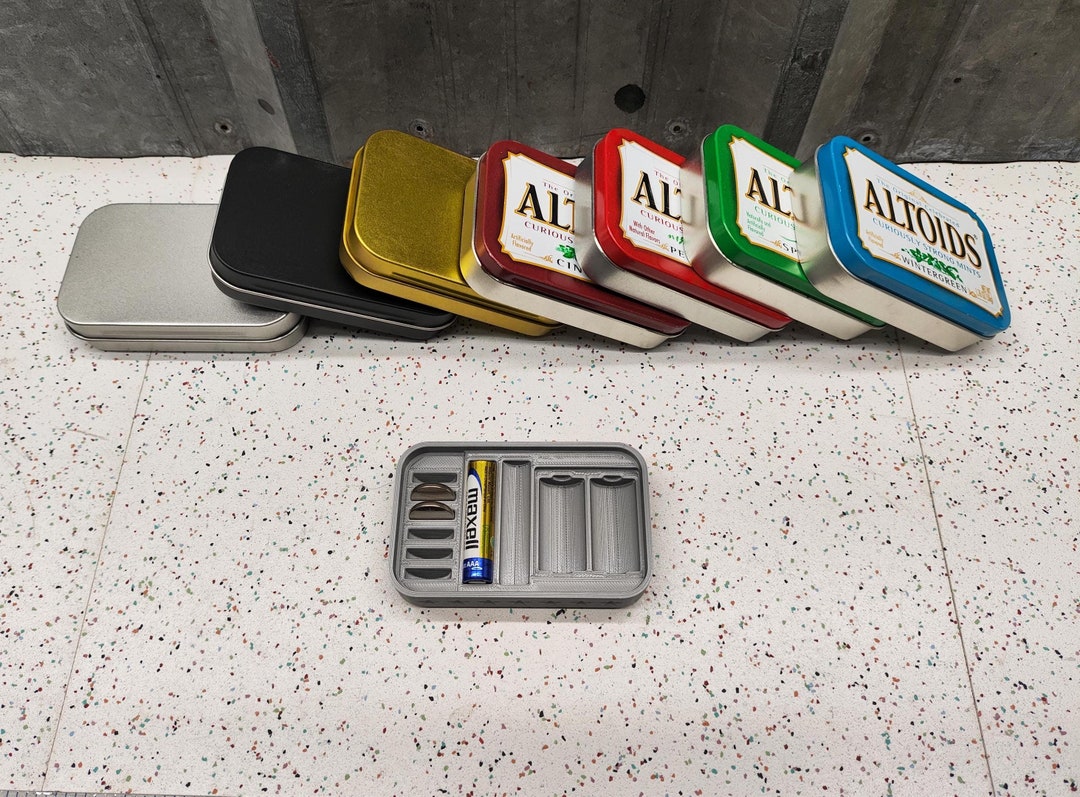 Altoids Tin Battery Tray Insert – PLA Organizer, Range Bag Storage - Etsy
