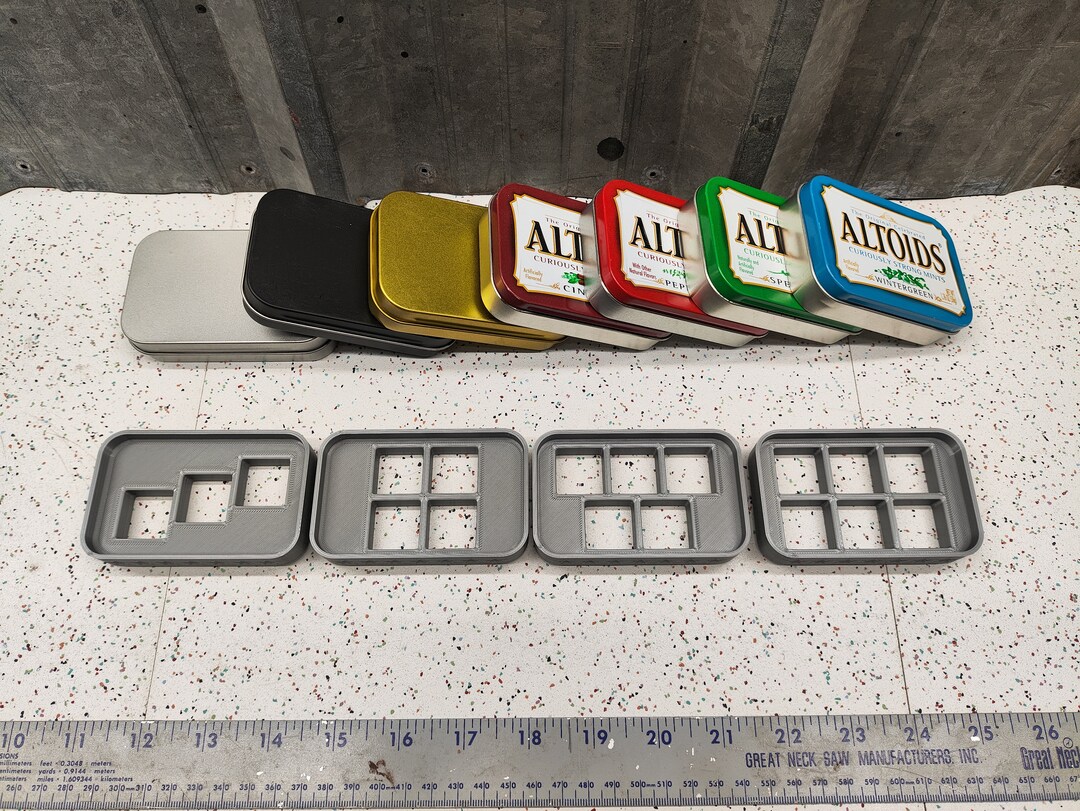 3D Printed Altoids Tin Insert: Dice Tray Organizer for 20mm Dice - Etsy
