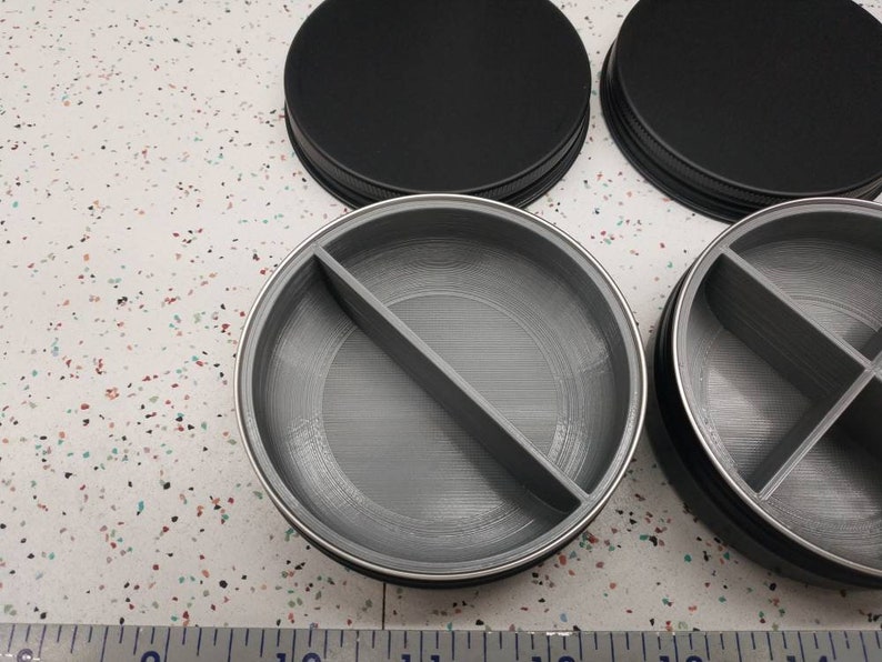 Seven Star Round Tin Tray Divider Insert Organizer Circular - Etsy